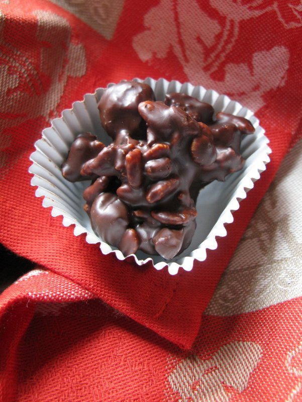 Crispy Chocolate, Fruit and Ginger Rochers | Priscilla Martel