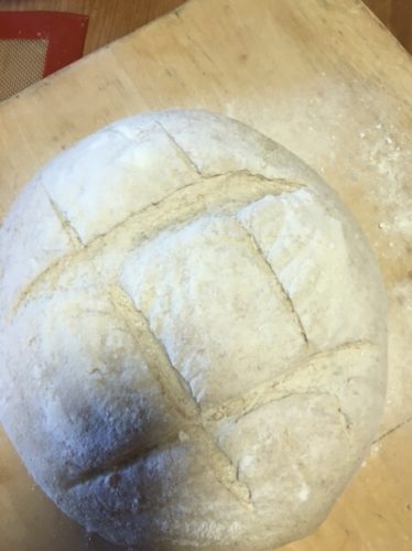 Country Wheat and Rye Boule | Priscilla Martel